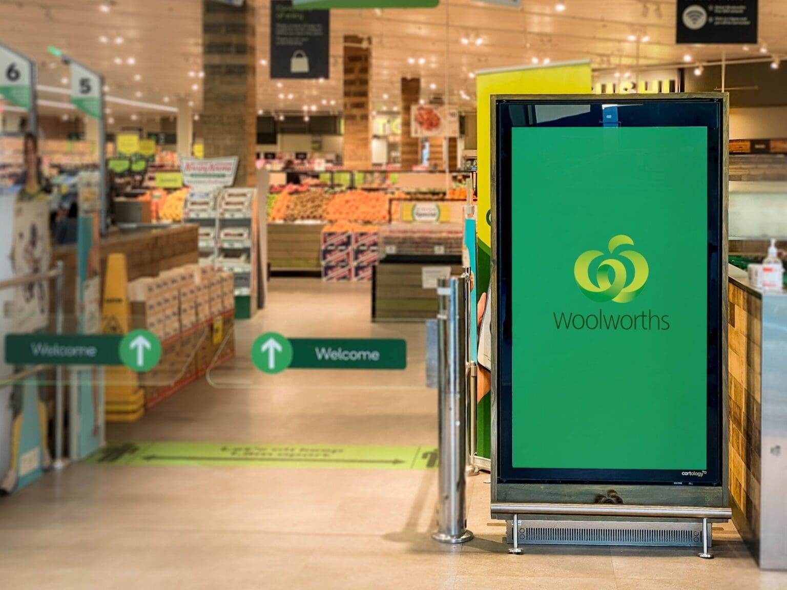 Nationwide Network Design for Woolworths Screens